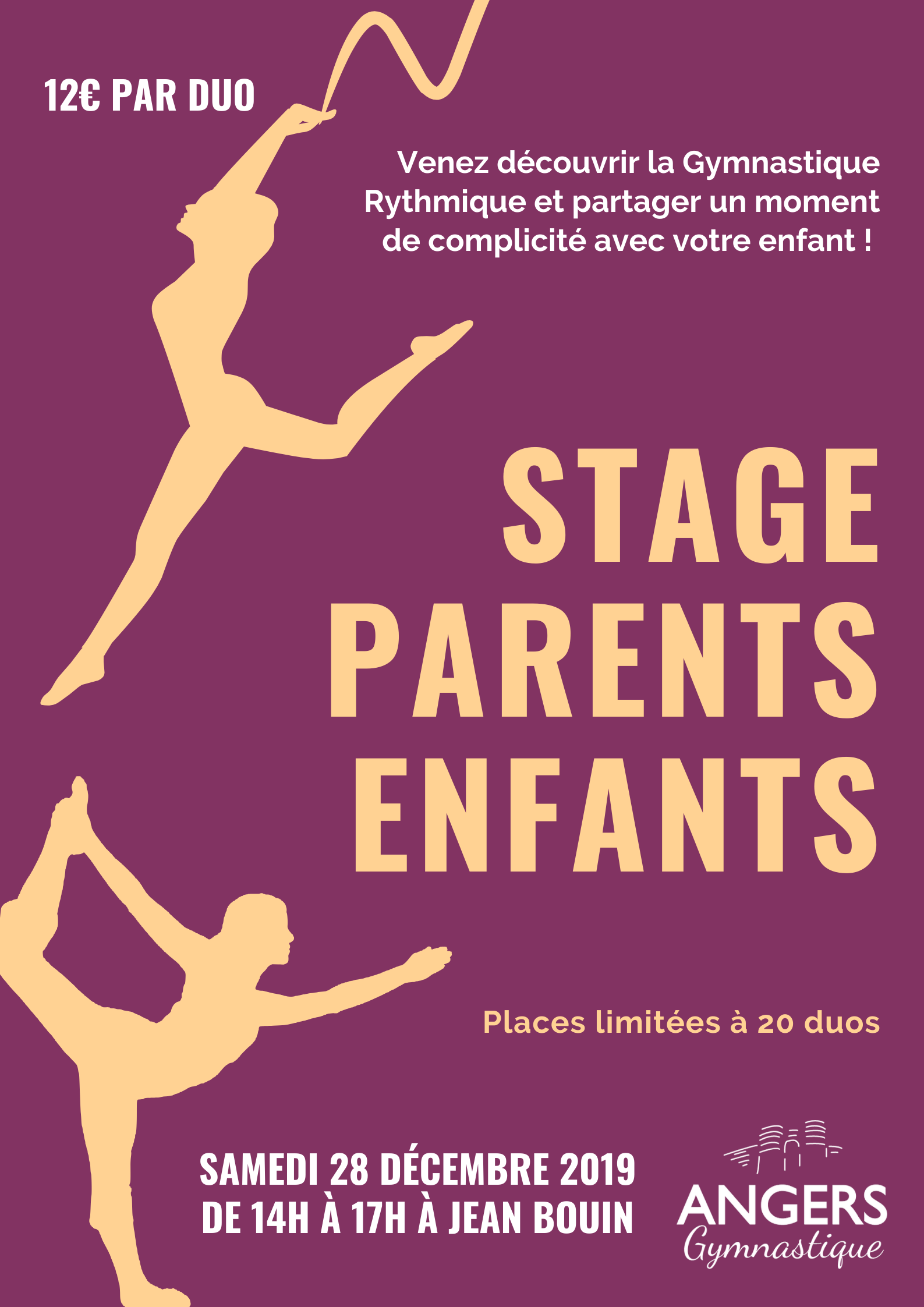 Stage parents enfants GR – Angers Gymnastique